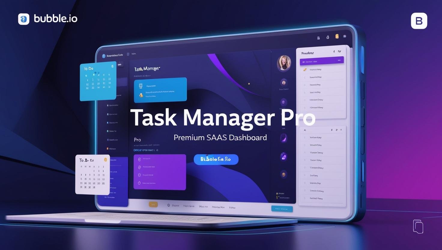 Task Manager Pro Template | Bubble